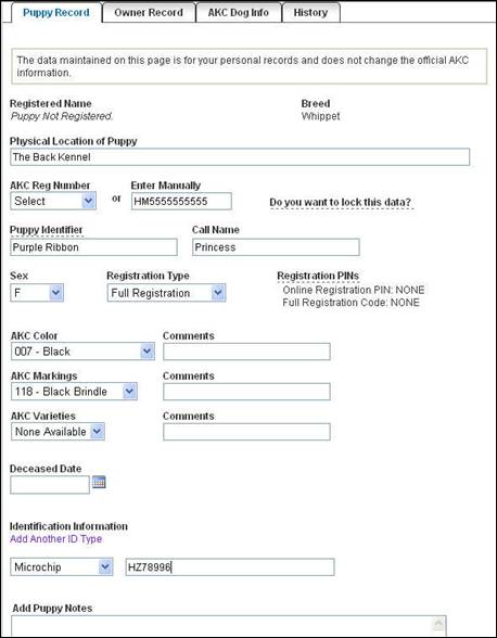 American Kennel Club - Online Accounts