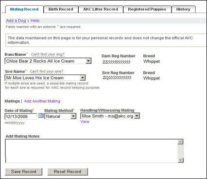 American Kennel Club - Online Accounts